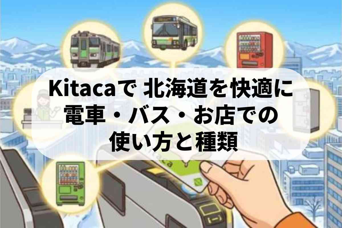 Kitacaの使い方を教えます！ポイントも貯まる方法を徹底解説♪ | ロクス